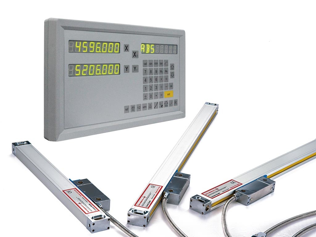 2 Axis Glass Scale Dro Digital Readout System For Bridgeport Mill Lathe